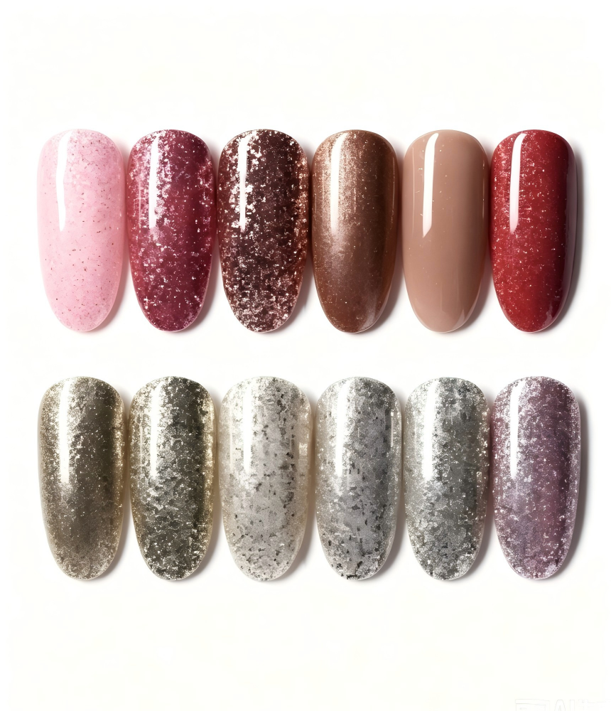 Glitter Press On Nails Collection | Reusable False Nails